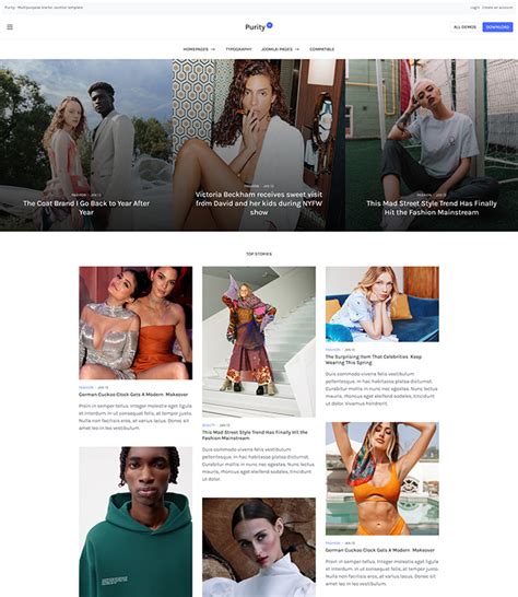 introducing ja purity iv the versatile free joomla template joomlart