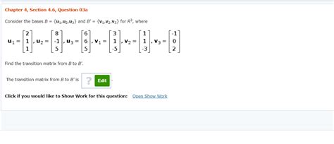 Solved Chapter 4 Section 46 Question 03a Consider The