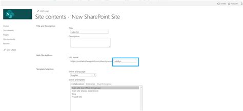 How To Create A Subsite In SharePoint