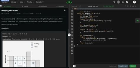 Roopa Sri Ponnala On Linkedin Problemsolving Codingchallenge Trappingrainwater Day44 Gfg160