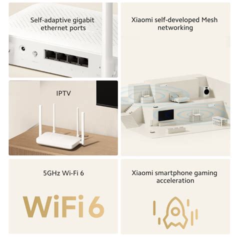Global Xiaomi Router Ax1500 5ghz Wifi 6 Ethernet Port Support Iptv