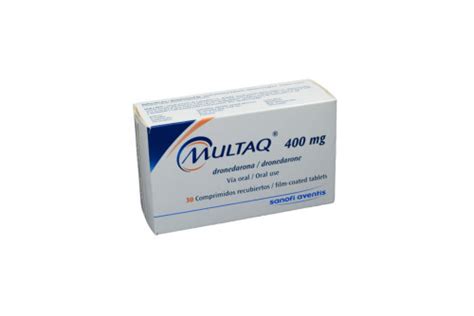 Multaq 400 Mg Caja Con 30 Comprimidos Recubiertos 1241029 Droguerías
