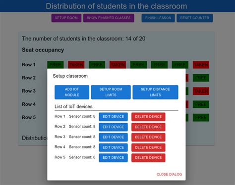 Gui For Classroom Setup Download Scientific Diagram
