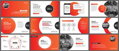 프레젠테이션 및 슬라이드 레이아웃 배경입니다 빨간색 그라데이션 원 템플릿을 디자인합니다 비즈니스 연례 보고서 전단지 마케팅 전단지 광고 브로셔 현대적인 스타일에 사용합니다