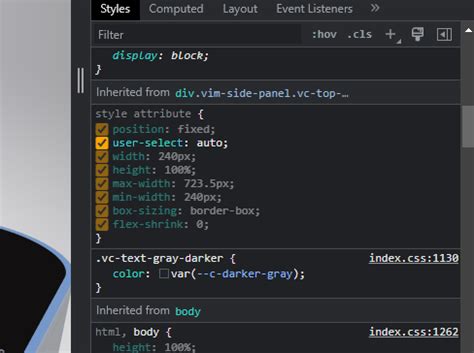 The Inspector Panel Should Have The Ability To Resize The Width With
