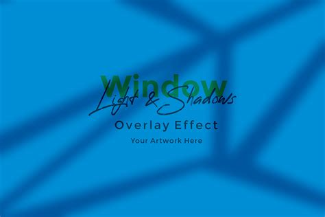 Window Shadow Overlay Effect Mockup Graphic By Microstock · Creative Fabrica