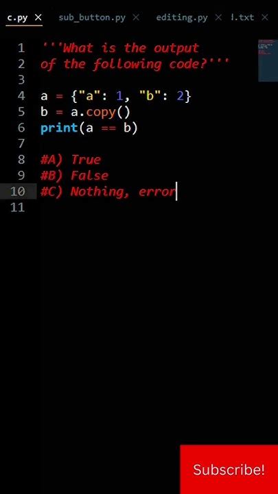 Python Test 9 Youtube