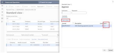 Spot Checking In D365 Finance And Operations Amc Banking