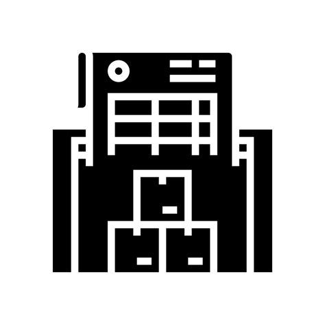 Calculation Of Optimal Stock Glyph Icon Vector Illustration Vector Art At Vecteezy