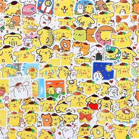 Pompompurin Stickers Hello Kitty And Friends