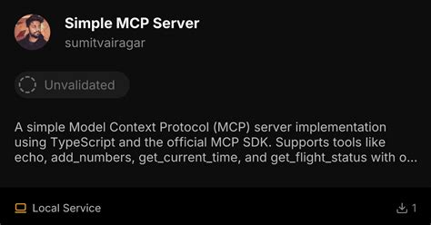 simple mcp server mcp servers · lobehub