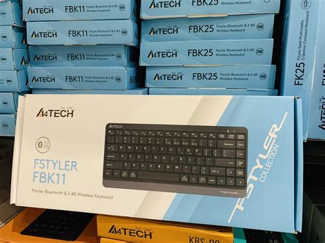 A4Tech FBK11 Bluetooth 2 4G Wireless Keyboard Computers Tech Parts Accessories Computer