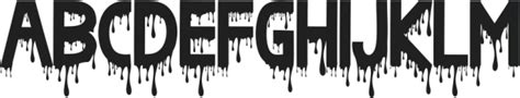 Bloody Terror Otf 400 Font Decorative Display Decorative What Font Is