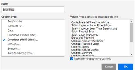 What Formula Is Needed To Count Specific Catagories From A Drop Down