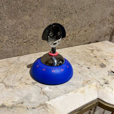 1990s Alessi Kitchen Timer By Alessandro Mendini Italy Ambianic
