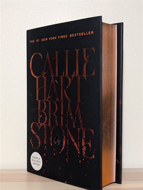 Brimstone By Callie Hart Signed First Edition With Sprayed Edges And