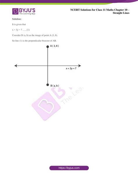 Ncert Solutions For Class 11 Maths Chapter 10 Straight Lines