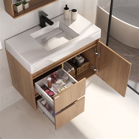 Gabinete Para Banheiro Com Cuba 78cm Catedral Bruna Fabribam Leroy Merlin