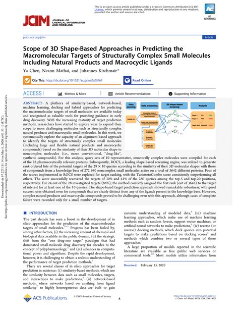Pdf Scope Of 3d Shape Based Approaches In Predicting The