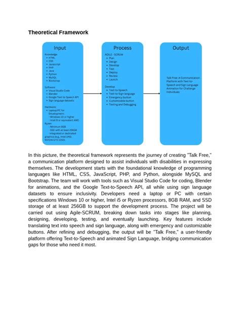Theoretical Framework Pdf Computers