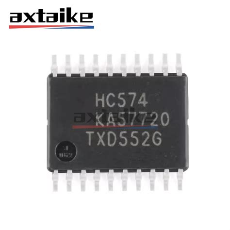 10PCS 74HC574PW TSSOP 20 74HC574PW 118 74HC574 SN74HC574PWR HC574 SMD Octal D Type Flip Flop