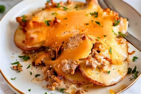 Sausage Potato Casserole Insanely Good