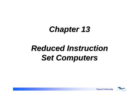 pdf chapter 13 reduced instruction set computerssoc yonsei ac kr