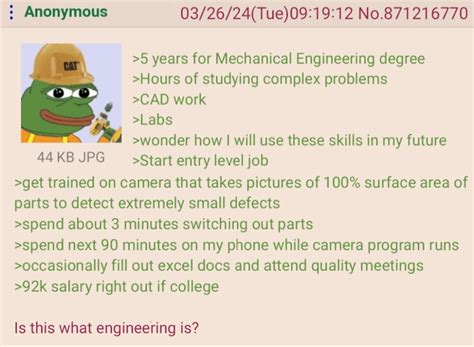Anon Is An Engineer R Greentext