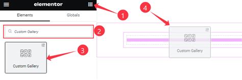 how to use custom gallery widget by element pack pro