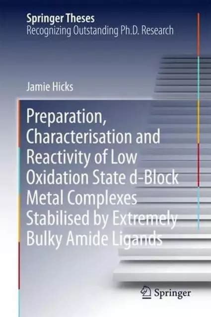 PREPARATION CHARACTERISATION AND Reactivity Of Low Oxidation State D Block Meta EUR 143 48