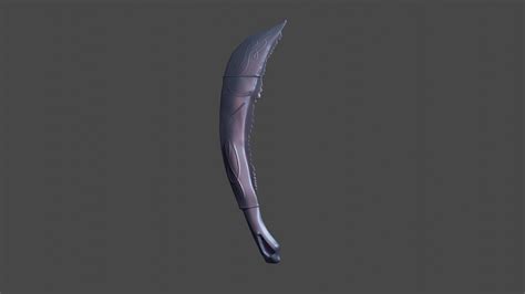 Sickle Teeth Tool 3d Model 3d Printable Cgtrader