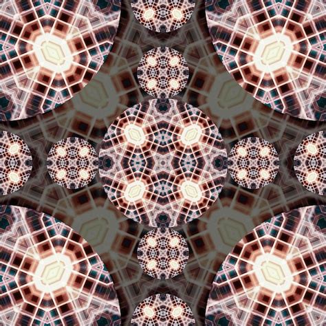 Premium Photo Seamless Abstract Symmetrical Pattern