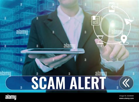 Text Caption Presenting Scam Alert Concept Meaning Warning Someone About Scheme Or Fraud Notice