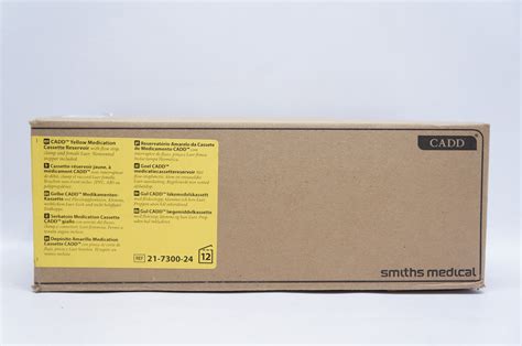 Smiths Medical 21 7300 24 Cadd Medication Cassette 100ml Box Of 12