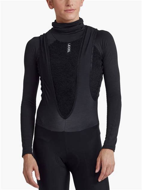 Le Col Womens Deep Winter Base Layer Black