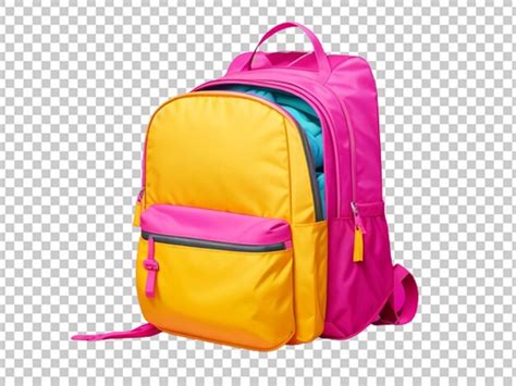 Premium Psd A School Backpack With Bright Colors