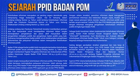 Profil Ppid Pelaksana Direktorat Siber Obat Dan Makanan