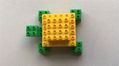How To Make Super Simple Lego Duplo Turtle Youtube