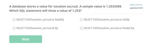 Solved Using The Float Keyword Which Statement Will Return