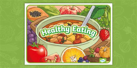 Healthy Eating Display Poster Twinkl Display Twinkl