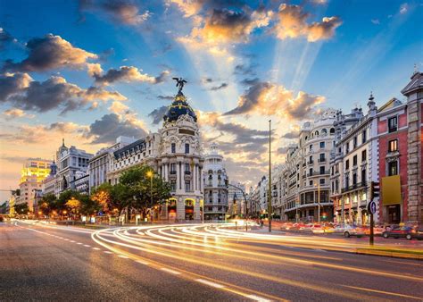 Download Madrid Gran Via Hdr Wallpaper