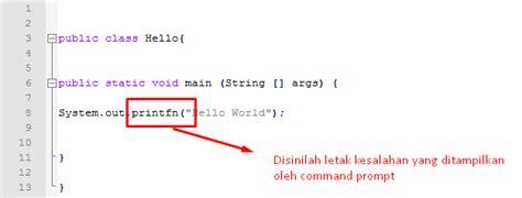 Hybrid Teory Blogs Syntax Error Pada Pemrograman Java
