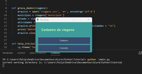 Pysimplegui E Tabela Como Exibir Dados Csv Python Web Alura