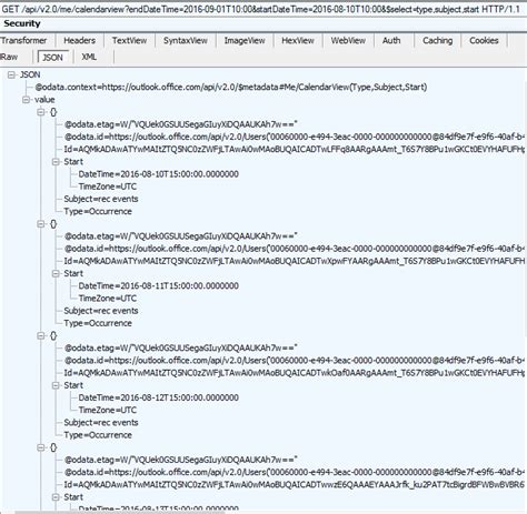 Outlook Office 365 Api Not All Events Being Received Stack Overflow