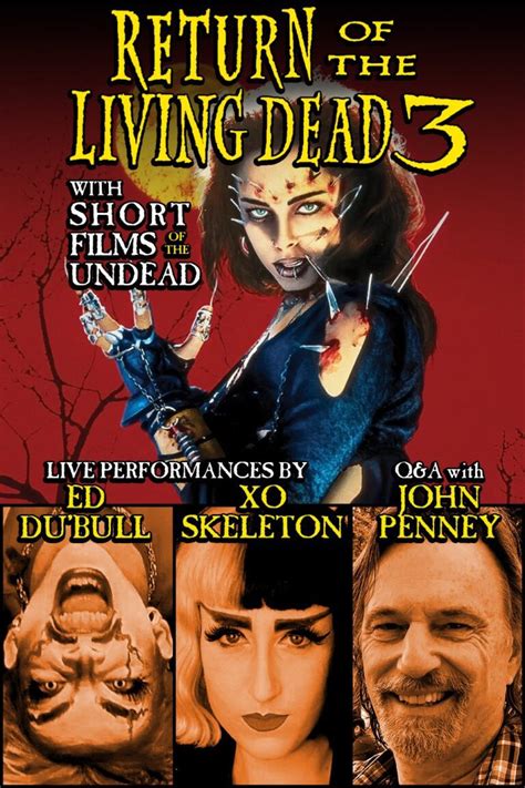 Return Of The Living Dead 3 W Qanda Zombie Drag Burlesque And Undead Shorts