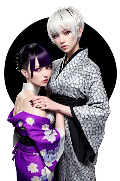 Dopamine Girl Tsutomu Nihei Art Style Black And White Ink White Woman Model Pixie Hair Cut