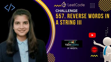 557 Reverse Words In A String Iii Youtube
