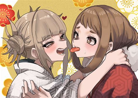 Uraraka Ochako And Toga Himiko Boku No Hero Academia Drawn By Zd