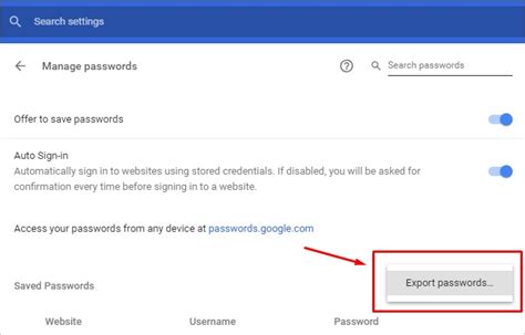 How To Import And Export Passwords In Google Chrome WebNots