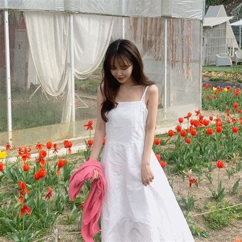 포에 베이직 무지 뷔스티에 나시 롱 원피스 4color 에이블리